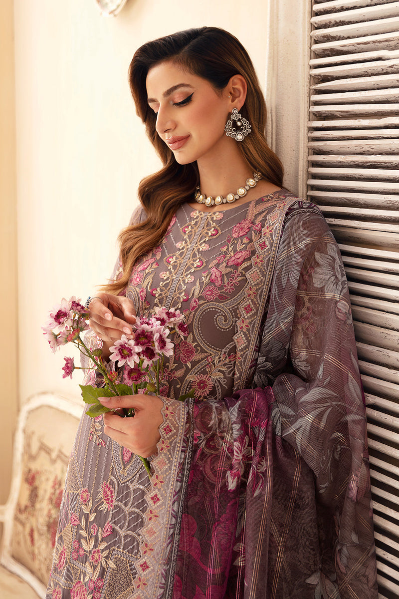 A-908 - Ramsha Chevron - Unstitched – Sadaf’s Collection