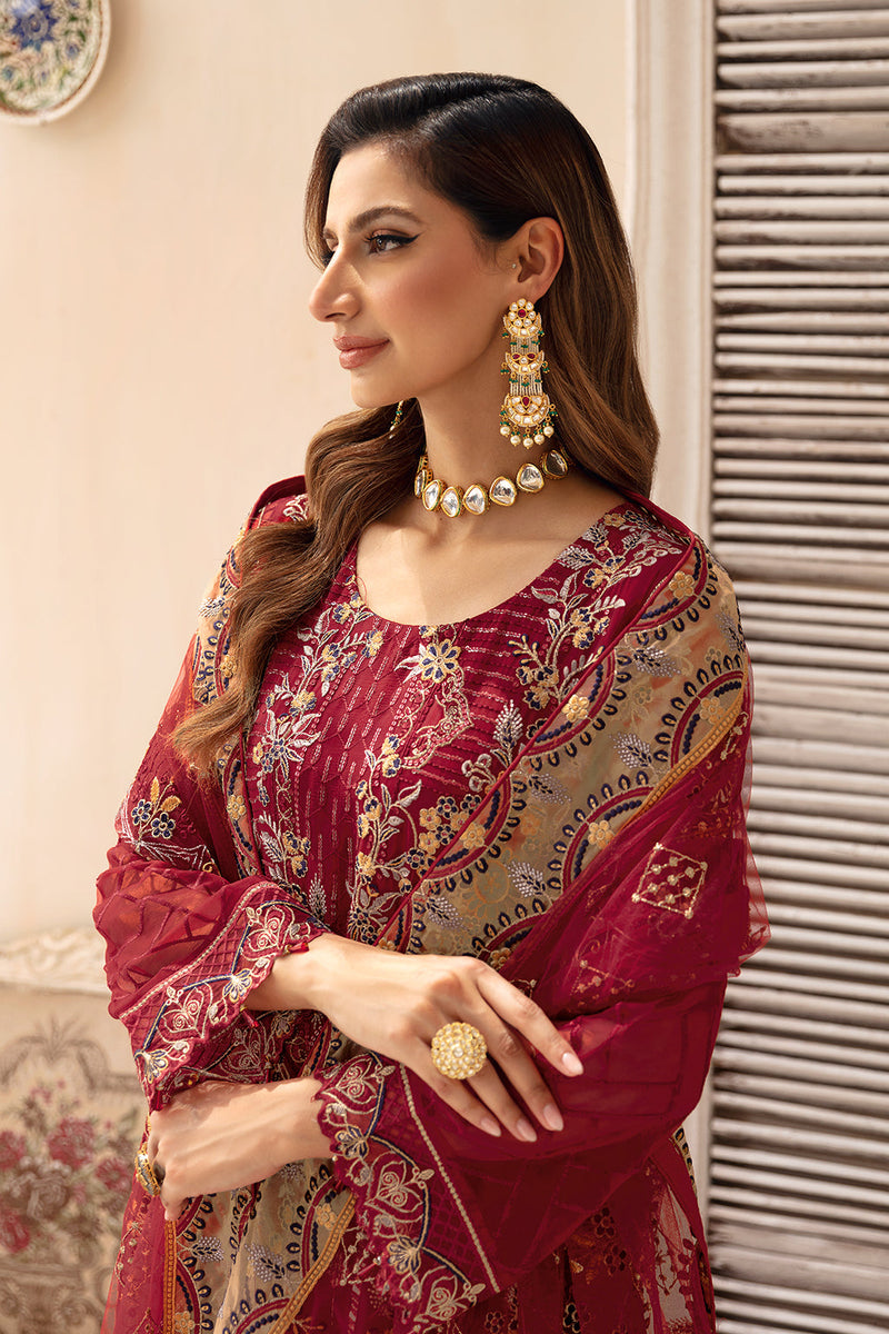A-907 - Ramsha Chevron - Stitched – Sadaf’s Collection