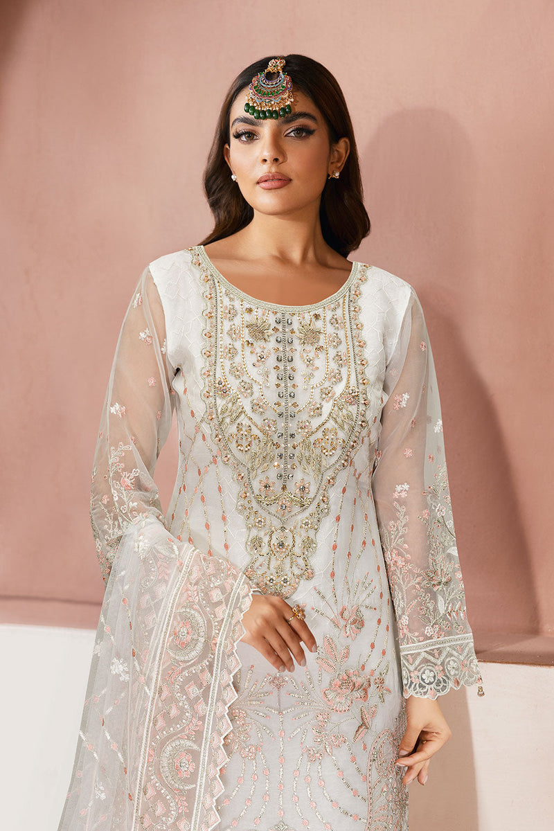 M-1303 - Minhal Ramsha - Unstitched – Sadaf’s Collection